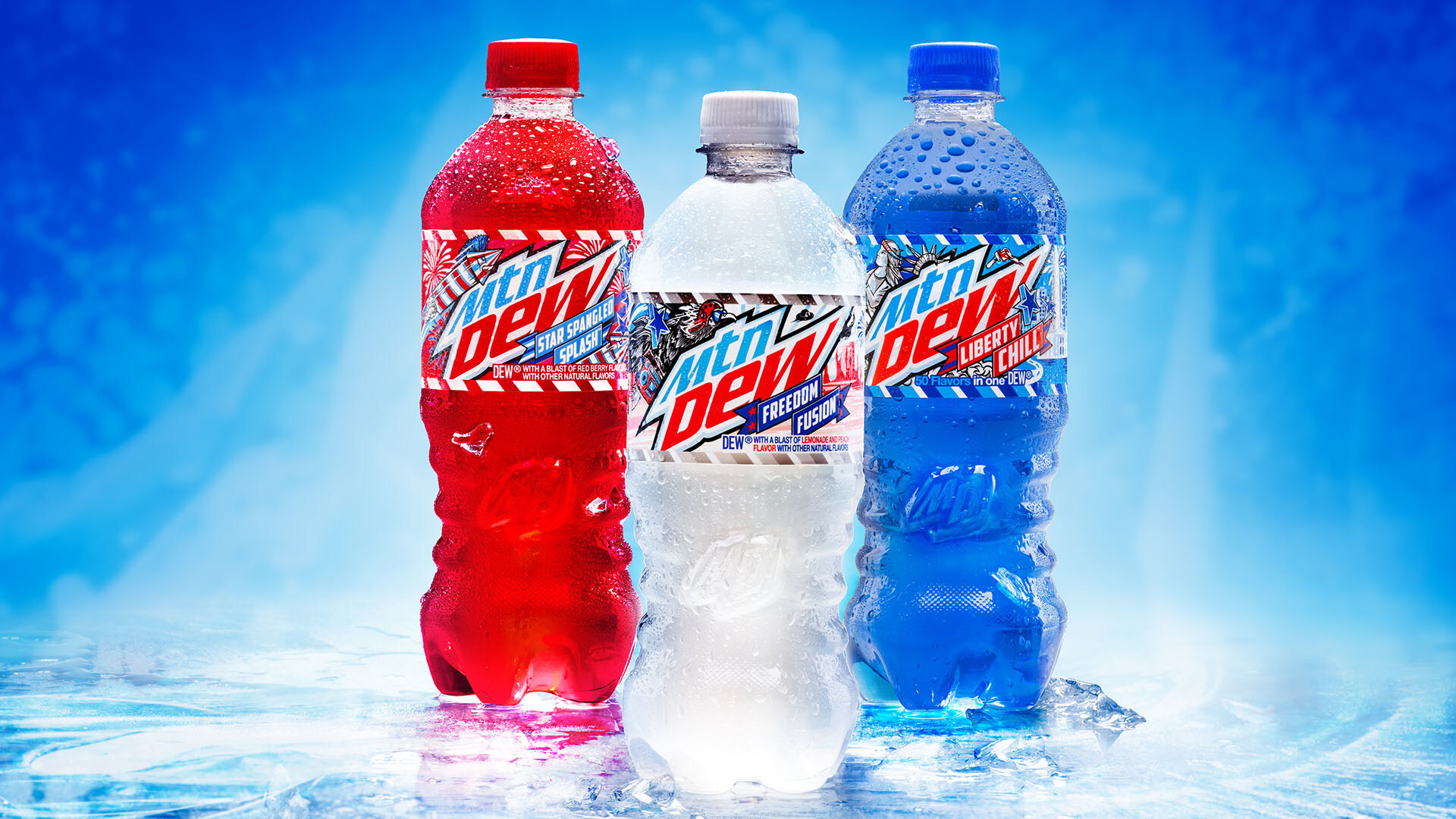 MTN DEW ® CELEBRATES SUMMER WITH THREE NEW MTN DEW RED, WHITE & BLUE ...