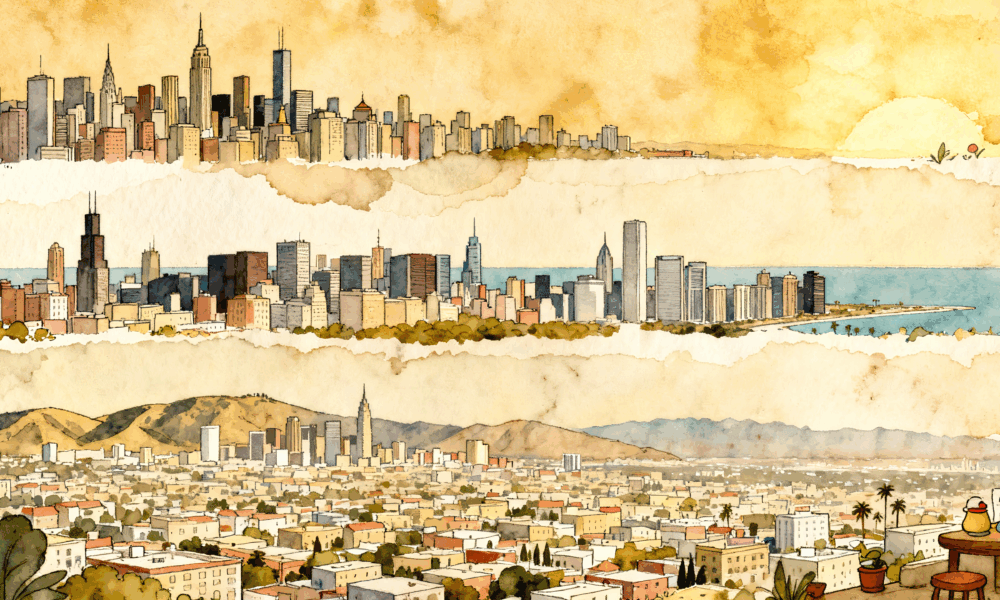 Population Density: How Los Angeles Compares to New York and Chicago ...